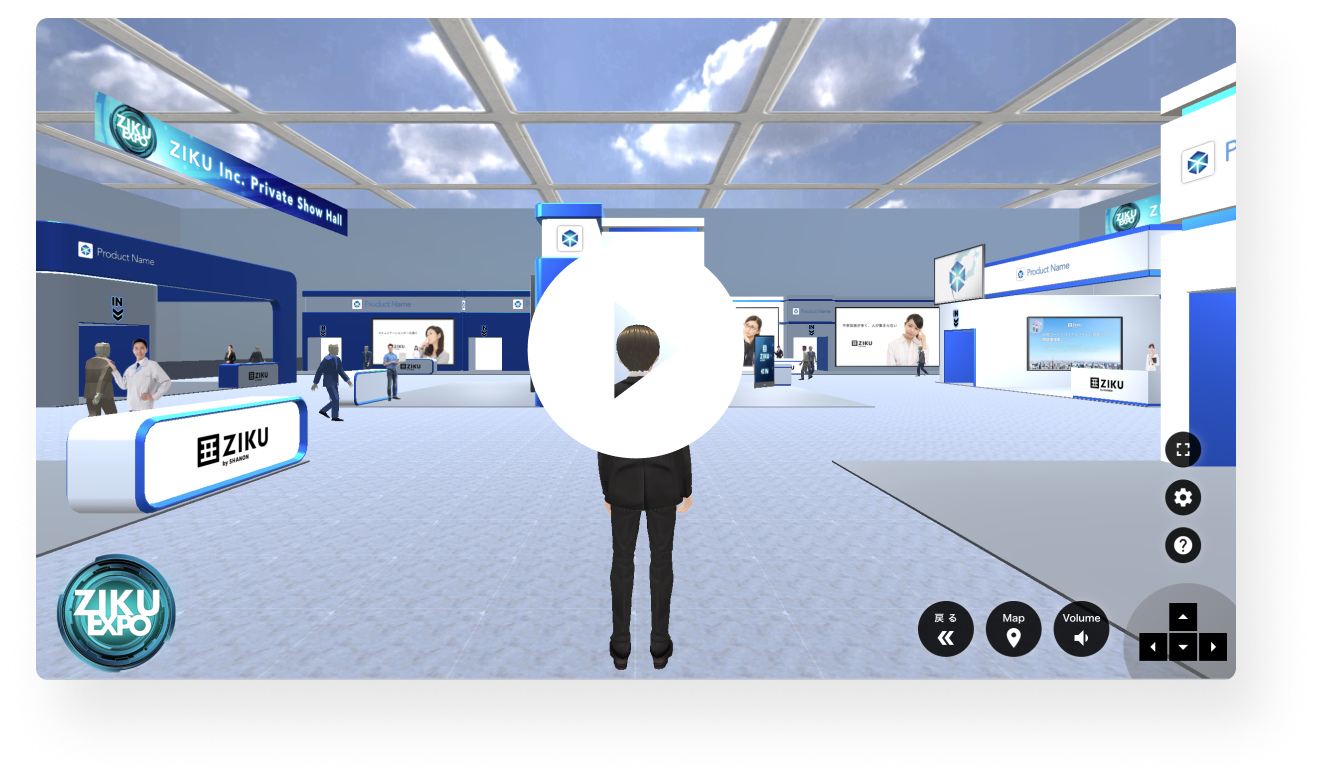 ZIKU｜メタバースイベントプラットフォーム｜株式会社ジクウ｜TOP